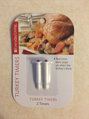 3 Pack Of 2 Everyday Living Turkey Pop-up Timer 2 Timers Cooking Turkey ...