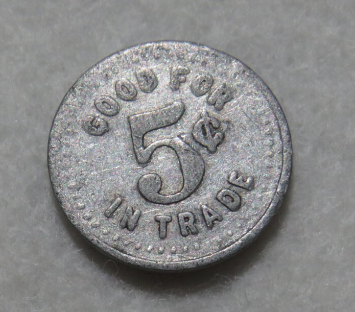 LINCOLN, IA. HARRY KESSLER 5¢ IOWA TOKEN | eBay