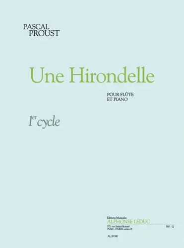 Hirondelle | Pascal Proust | Buch | Alphonse Leduc | EAN 9790046295904 ...