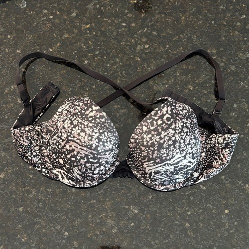 Women's Black and taupe Patterned Bra | eBay