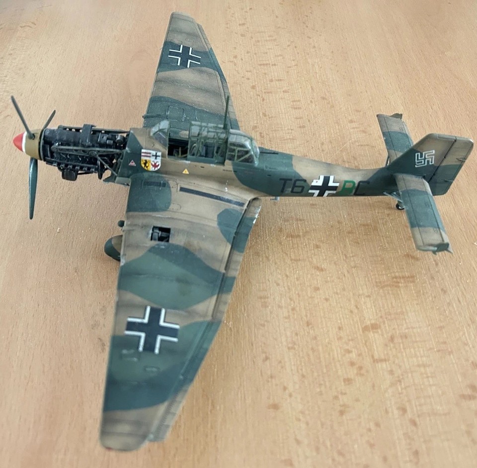 Junkers Ju-87 Stuka Model in 1/48 Scale - Built & Finished for Display ...
