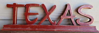 Texas El Paso Miners UTEP - Rare Vintage Metal Desk sign 4x12 inches | eBay