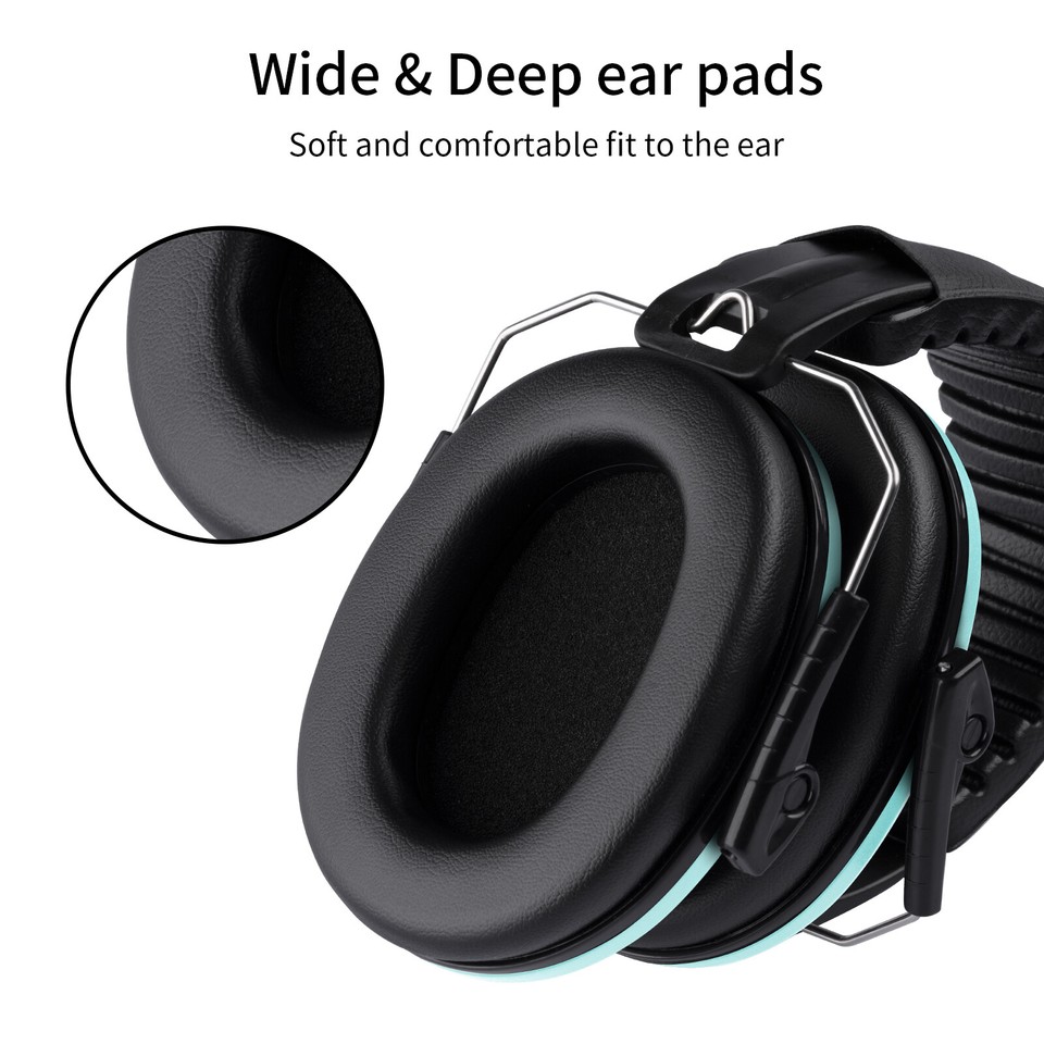 EAREST Adult Ear Defenders Ear Muffs Noise Reduction Hearing Protectors ...