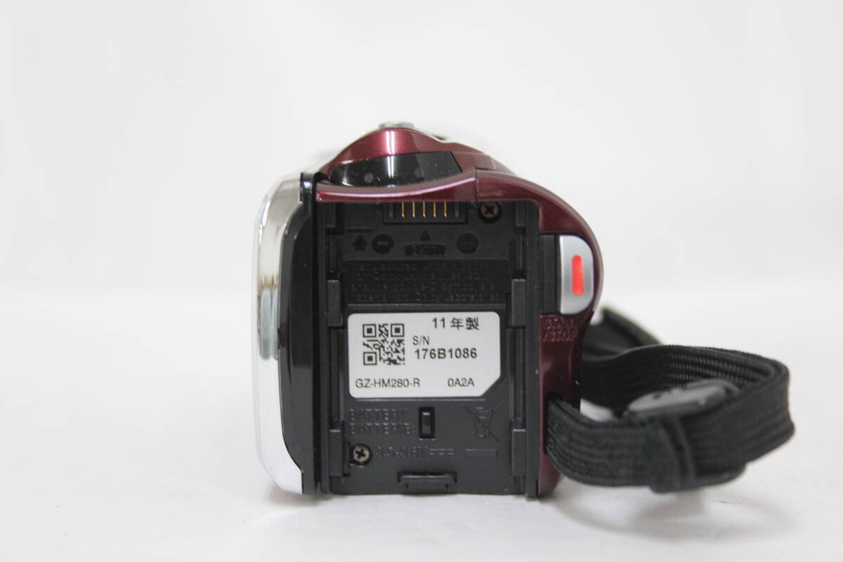 JVC Everio GZ-HM280-R Red Camcorder 40x Zoom w/ Battery Tested Works | eBay