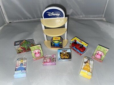 Disney Miniatures And Shelf | eBay Australia