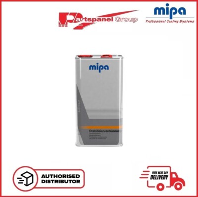 MIPA - BC Basecoat Stabiliser Thinner (5LT). Professional Coating ...