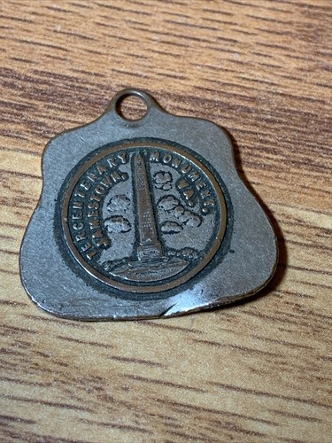 Virginia VA Jamestown Tercentenary Monument charm Old Vintage pendant ...