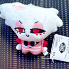 Hazbin Hotel Angel Dust Plush Doll Mascot Chibigurumi Bandai Limited ...