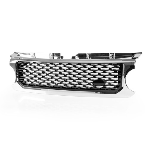 Chrome Black Autobiography Style Front Grill For Land Rover LR4 ...