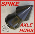 BLACK SPIKE AXLE COVERS '80 - '99 HARLEY ROADKING, ROAD, ELECTRA & TOUR ...