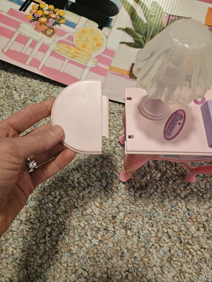 Rare 1991 Barbie Magic Sounds House and Furniture Set Pink Sparkles ...