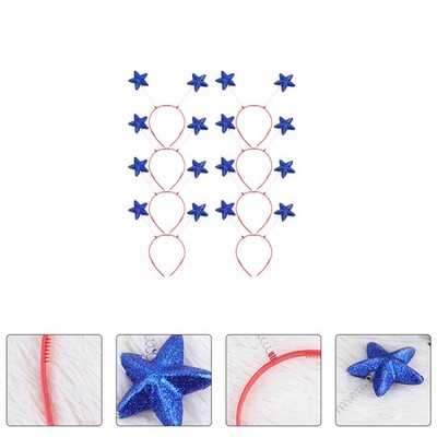 8 Pcs Party Headbands for Adults Sparkle Star Sequin Glitter Cute Hair ...