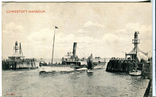 UK Lowestoft - Port Et Bateau Ancienne Carte Postale | eBay