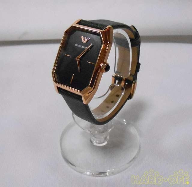 Emporio Armani Ladies Watch AR11149 for Women 24mm Gold Black Dial for ...