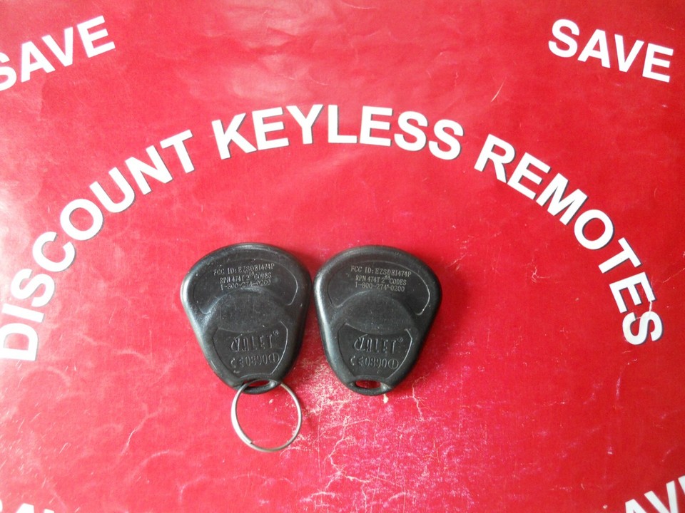 PAIR-DEI-VALET AND MORE - AFTERMARKET KEYLESS REMOTE 4-BUTTON ...