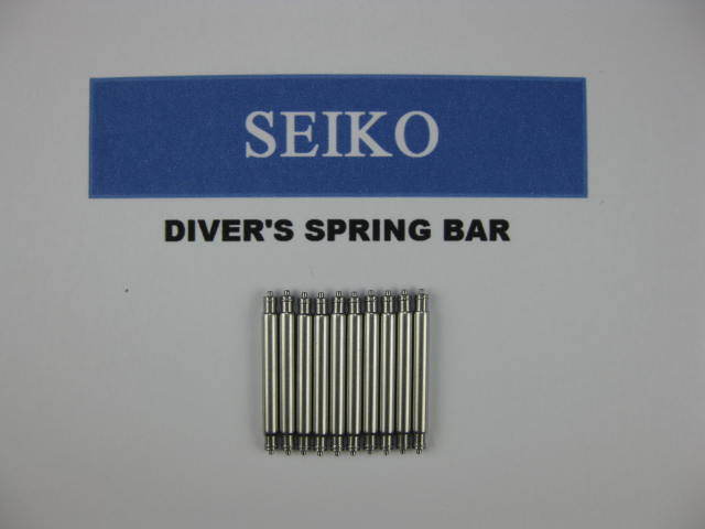 10PC 24mm 26mm SEIKO 2.5mm Fat Spring Bars SEIKO PROSPEX Non Magnetic ...