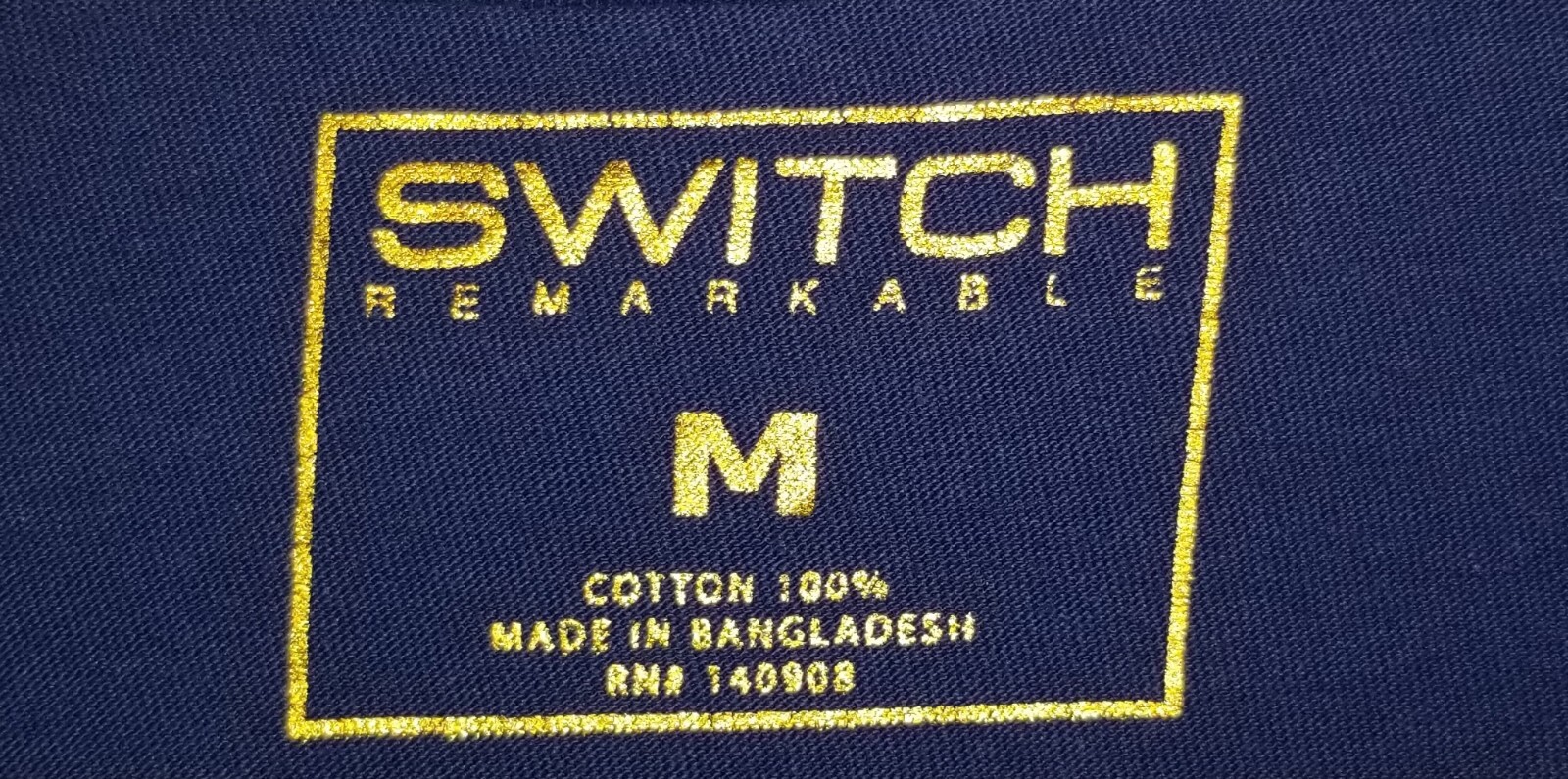 States Of America SWITCH REMARKABLE Men's Shirt Blue M - Gem