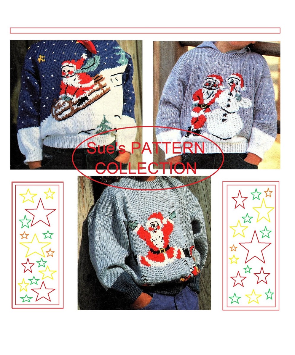 Retro Christmas Jumper Knitting Patterns