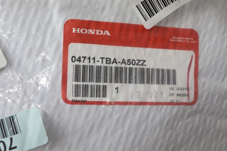 NEW OEM Honda Front Bumper Cover 04711-TBA-A50ZZ Civic EX LX Sport ...