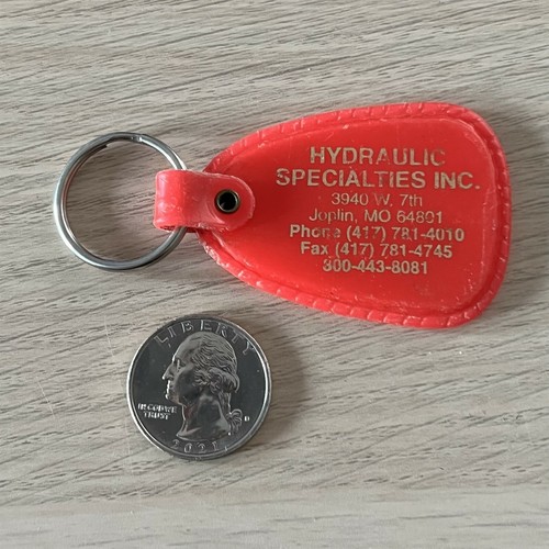 Hydraulic Specialties Joplin Missouri Plastic Keychain Key Ring #43309 ...