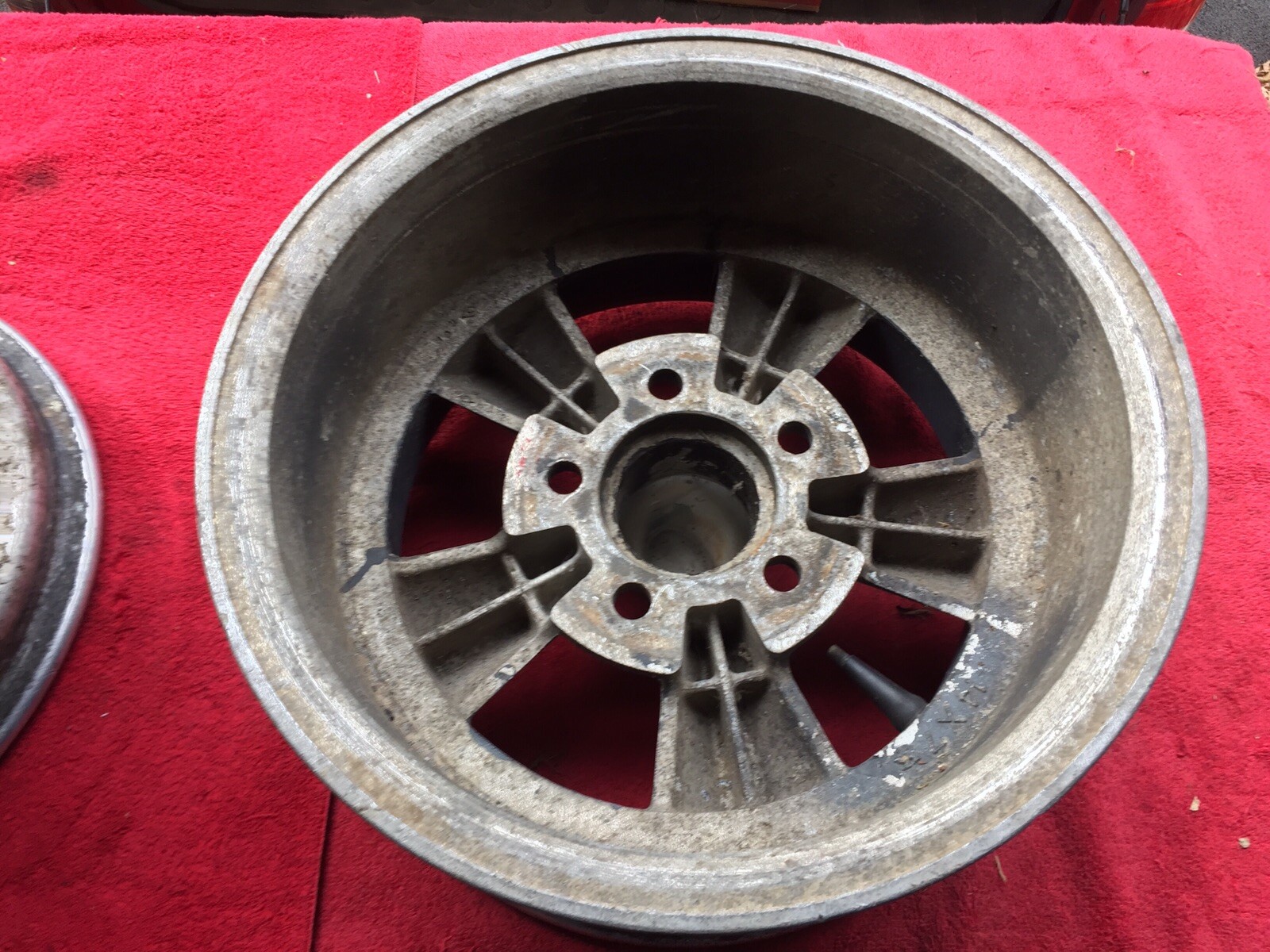 Vintage 1960’s Keystone 14 X 7 5 Spoke Aluminum Wheels Pair Hot Rod Rat ...