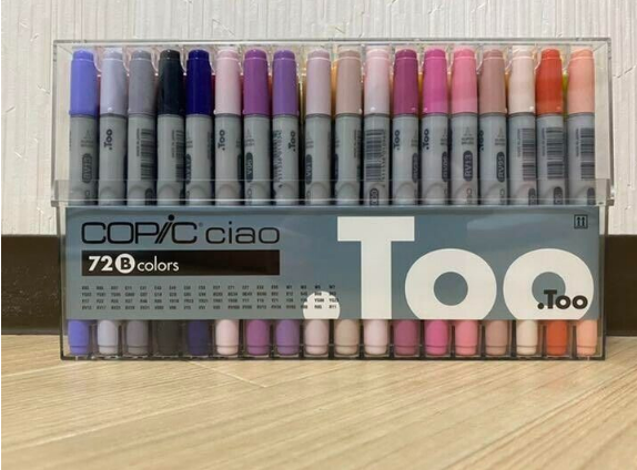 TOO Copic Ciao 72 Colors B Set Pens Markers Color Marker Tested All ...