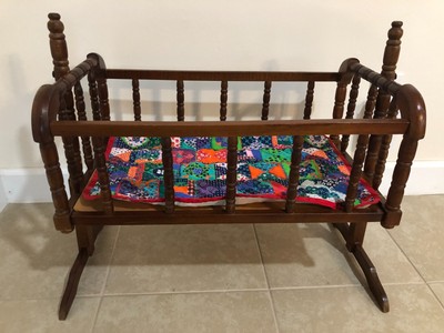 Baby Cradles - Antique Baby Cradle Spindle