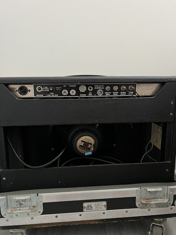 Fender Deluxe Reverb 2-Channel 22-Watt 1x12" Amp 1964- Black Panel | eBay