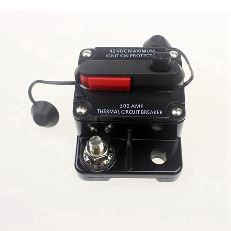 300A Circuit Breaker Dual Battery IP67 12V 24V Fuse Manual Reset ...