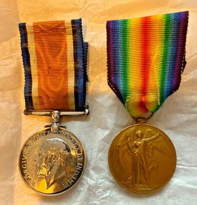 WW1 War & Victory Medals Pair. Machine Gun Corps. MGC. | eBay UK