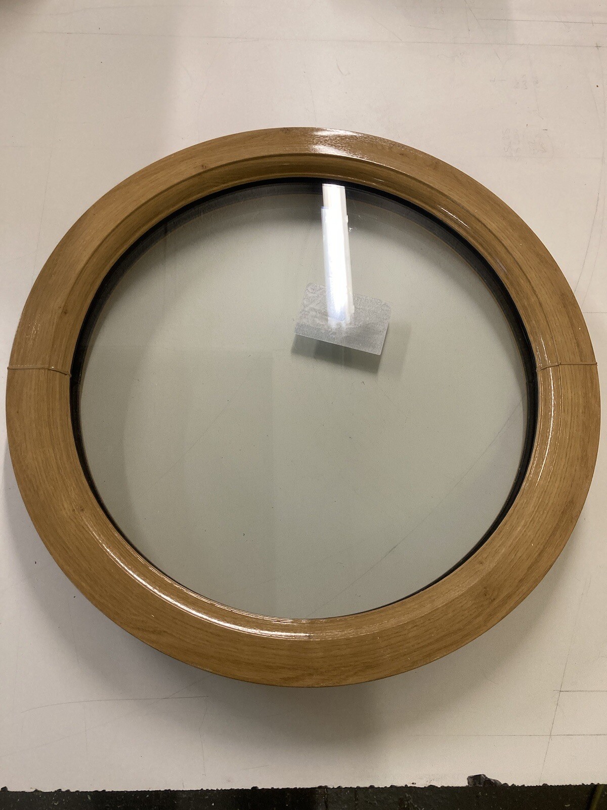 White Round circle upvc window 600mm With Geo Bar Cross And Clear A ...