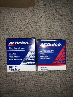 AC DELCO GM Engine Oil ACDELCO Filter PF47E OR Original PF47 YOU CHOOSE ...