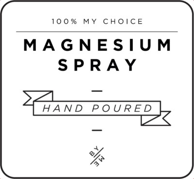 MINI Magnesium Spray Decal - White (removable/ reusable/ waterproof DIY ...