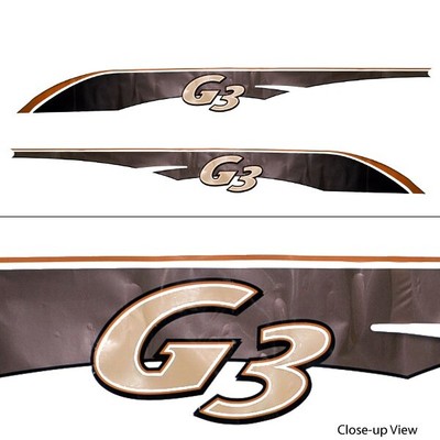 G3 Boat Decals 2009 LX 73404651 / 73404655 | 105 3/4 x 11 Inch (Set of ...