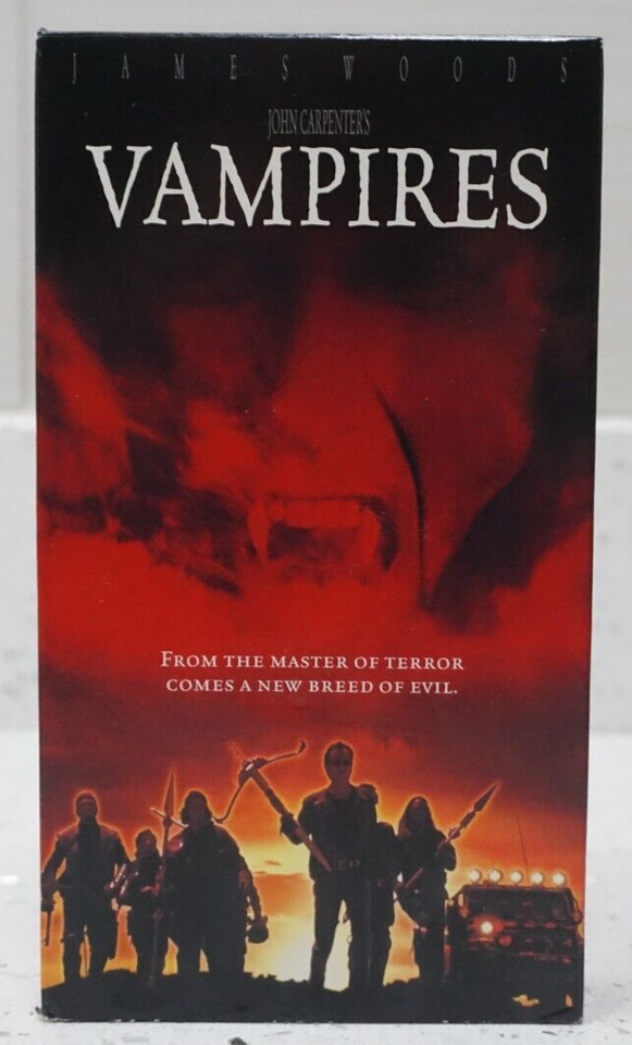 John Carpenter's Vampires VHS 1998 James Woods Cult Classic Horror ...