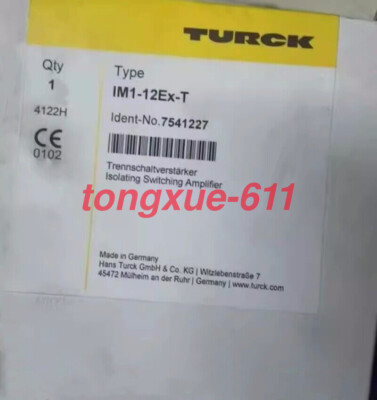1PC NEW Turck IM1-12Ex-T security barrier Via FedEx or DHL | eBay