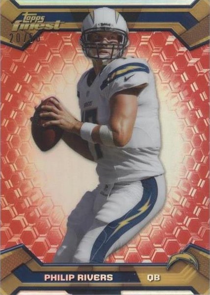 2013 Topps Finest - Red Refractor #55 Philip Rivers /50 for sale online ...