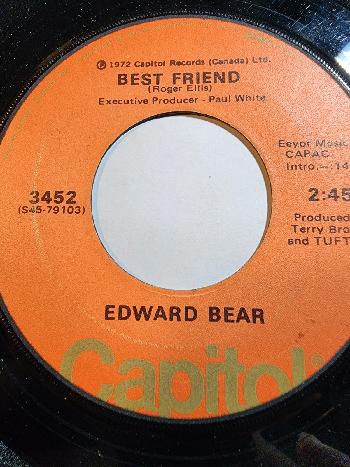 EDWARD BEAR : Last Song/Best Friend -CAPITOL GOOD+ F251 | eBay