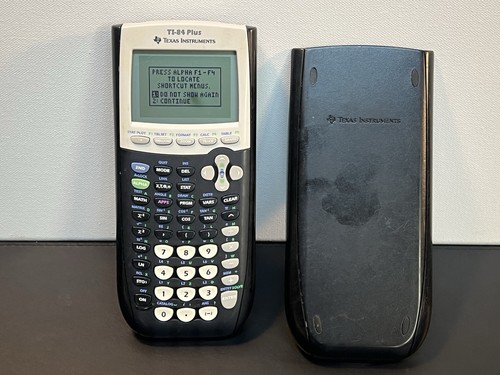 Texas Instruments TI 84 Plus Graphing Calculator W/Slip Cover Tested ...