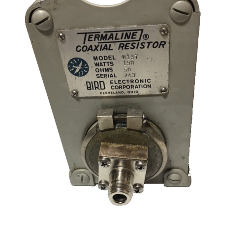 BIRD Termaline 8137 Coaxial Oil Resistor Dummy Load 150 W 50 OHM, N ...