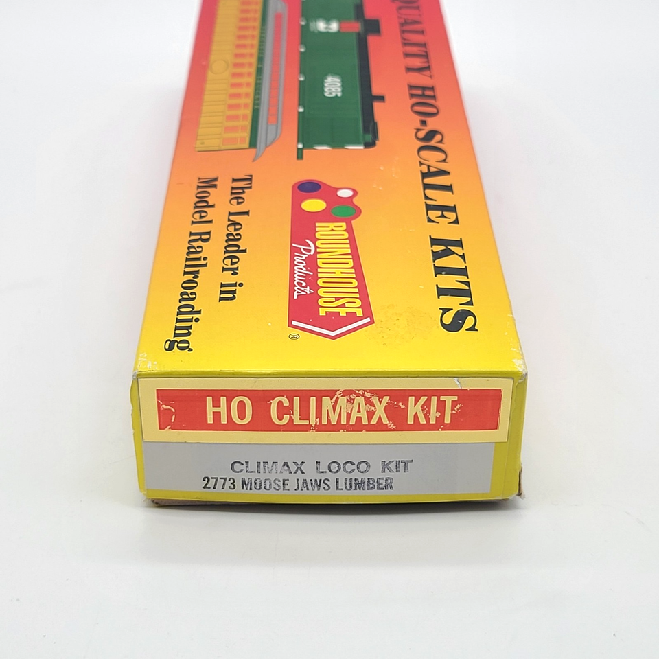 HO Scale - Roundhouse Climax Locomotive Kit #2773 Moose Jaws Lumber NIB ...