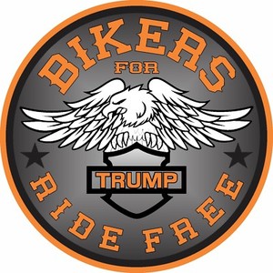 BIKERS FOR TRUMP MOTORCYCLE DECAL WINDOW BUMPER STICKER POLITICAL | eBay