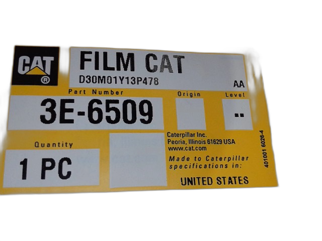 Cat 3E-6509 DECAL [CAT] | eBay