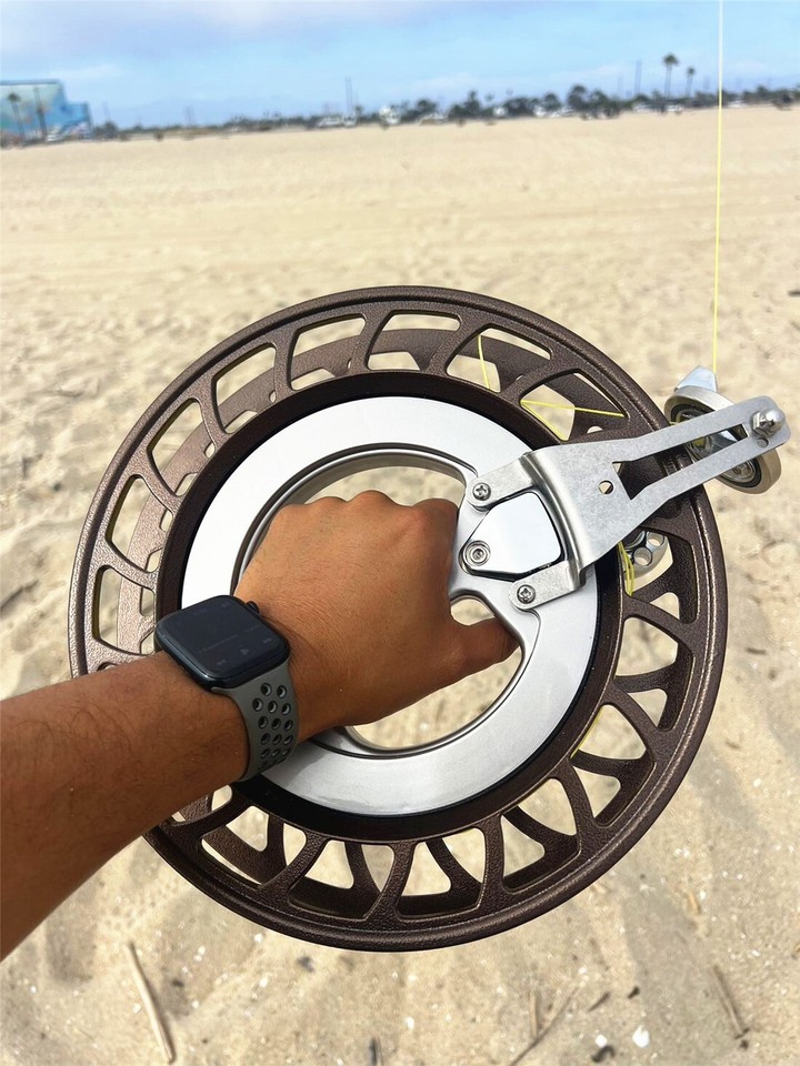 11" Large Kite Reel With Brake Ratchet Lock ABS & Metal Kite string ...