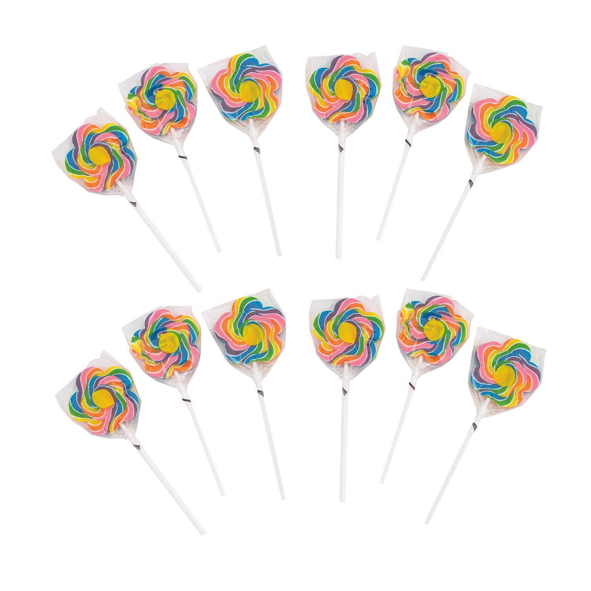 Large Colorful Lollipops