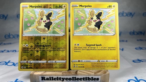 Pokemon MORPEKO 109/264 Fusion Strike - Rev Holo & Non Holo Card | eBay