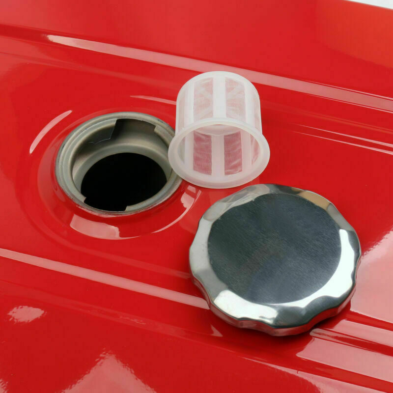 5 Gallon Generator Gas Tank Fuel Filter Cap Gauge Petcock Universal For ...