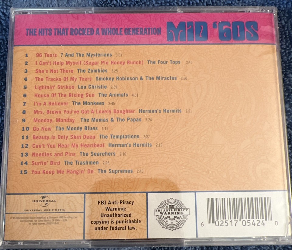 The Classic Sixties Collection - Mid ‘60s CD - New & Sealed | eBay