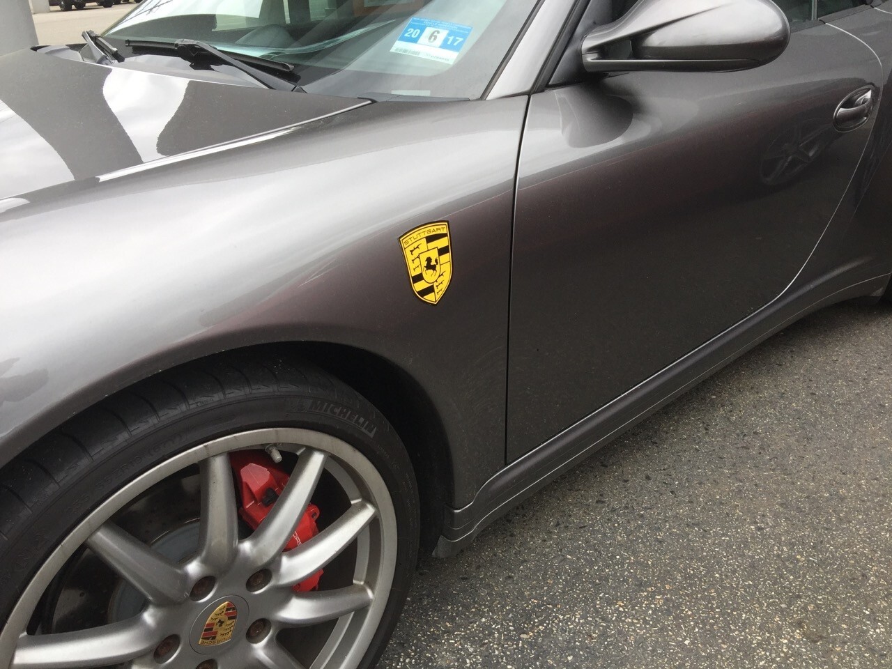 STUTTGART The Home of Porsche Magnetic Fender Badge Emblems (SET OF 2 ...