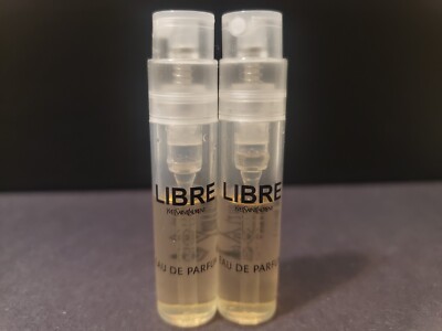 2x YSL YVES SAINT LAURENT LIBRE EDP PERFUME SAMPLE SPRAY .04oz 1.2ml ...